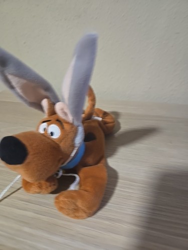 Warner Bros Store Scooby Doo With Bunny Rabbit Ears Bean Bag Plush With ...