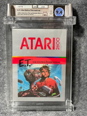 1982 Atari 2600 USA E.T. Extra-Terrestrial Sealed Video Game WATA 9.4 ...