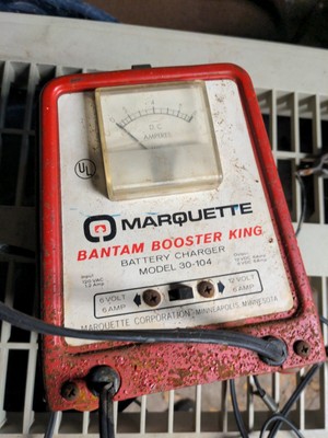 Vintage Marquette 30-104 Bantam Booster King Battery Slow Charger Read ...