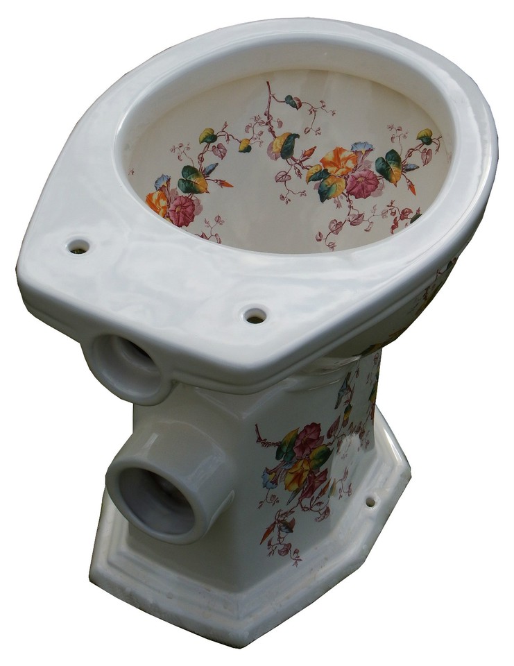 TRTC Multicoloured Floral Decorated Patterned Victorian Reproduction ...