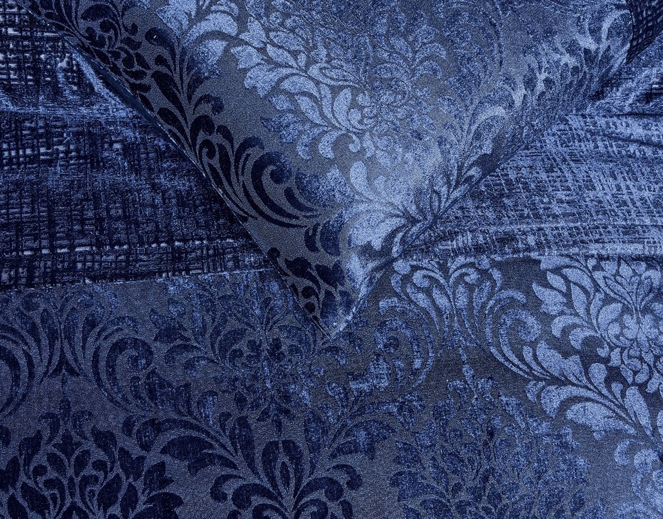 Luxury Reversible Quilt Duvet Cover Jacquard Damask Double King Size ...