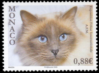 Monaco #YT2671 MNH 2009 Ragdoll Cat Felis silvestris catus [2532] | eBay