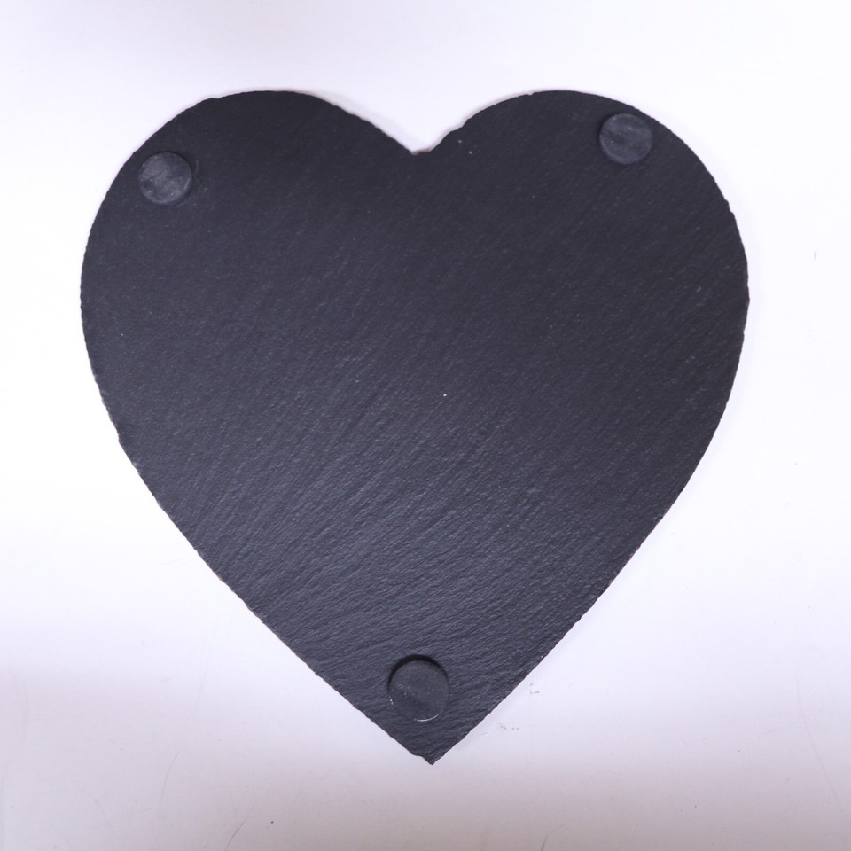 LOVE POEM on SLATE HEART 7.5 in TRIVET "worth it because we did it ...