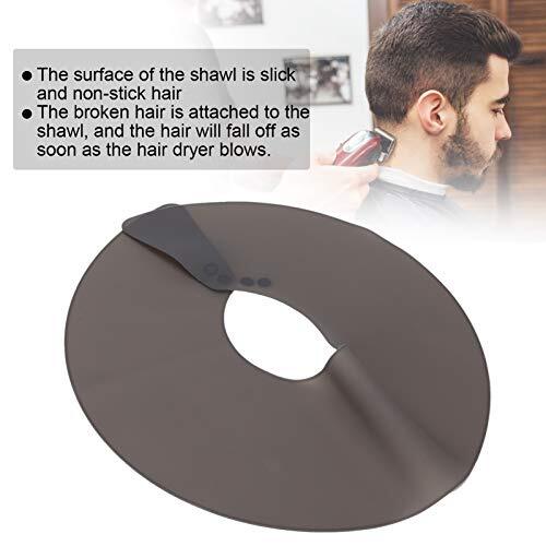 Hair Dye Collar for Barber Shop, Silicone Hair Cutting Dyeing Cape ...