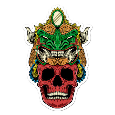 Tribal Mayan Incan Skull, Vinyl Decal Sticker, Indoor Outdoor, 3 Sizes ...