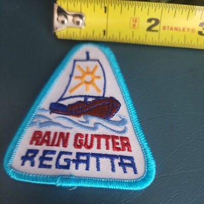 Rain Gutter Regatta Sailing Patch Boy Cubs Scouts BSA | eBay
