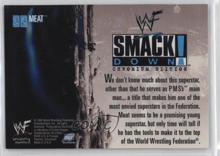 1999 Comic Images WWF SmackDown! Chromium Meat #36 | eBay
