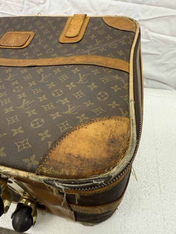 VINTAGE 80s LOUIS VUITTON ROLLER SUITCASE LUGGAGE MONOGRAM BAG | eBay