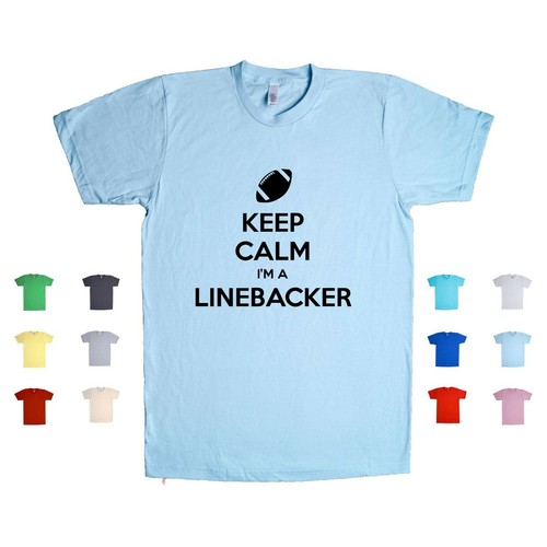 Keep Calm I'm A Linebacker football league american sports Unisex T ...