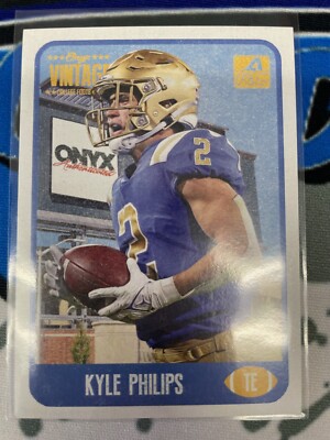 KYLE PHILIPS 2021 ONYX VINTAGE COLLEGE FOOTBALL ARC ROOKIE CARD | eBay