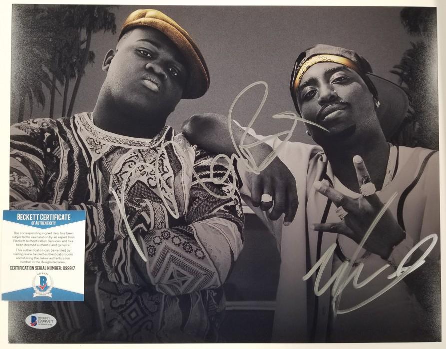 WAVVY JONES + MARCC ROSE signed Unsolved Murders 11x14 TUPAC BIG photo ...