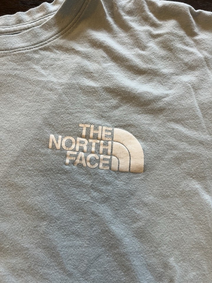 The North Face Shirt Mens XL Blue Short Sleeve Outdoor Never Stop ...