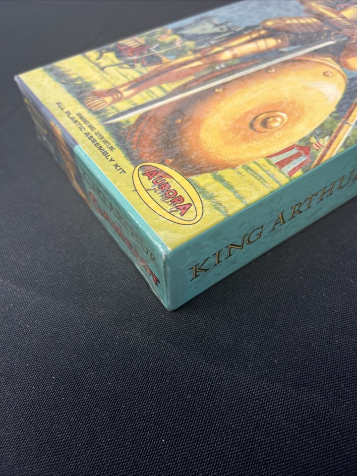 1967 Aurora King Arthur of Camelot Factory Sealed Model Kit No. 825-100 ...