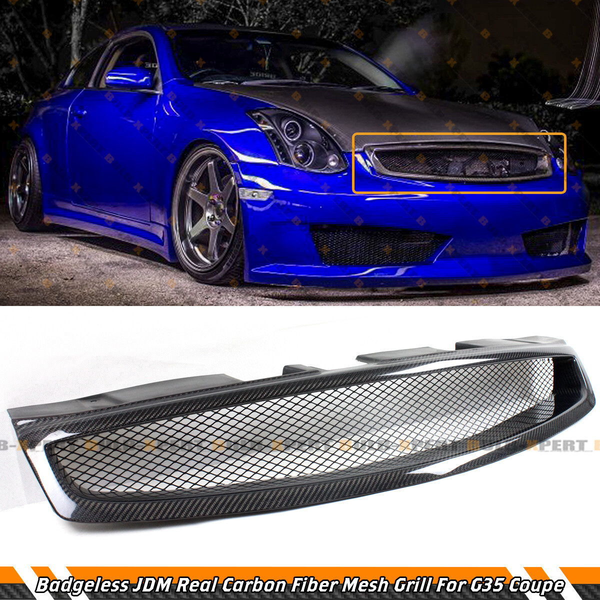 G35 Coupe Grille Carbon Fiber Wrapping The Infiniti G35 Coupe