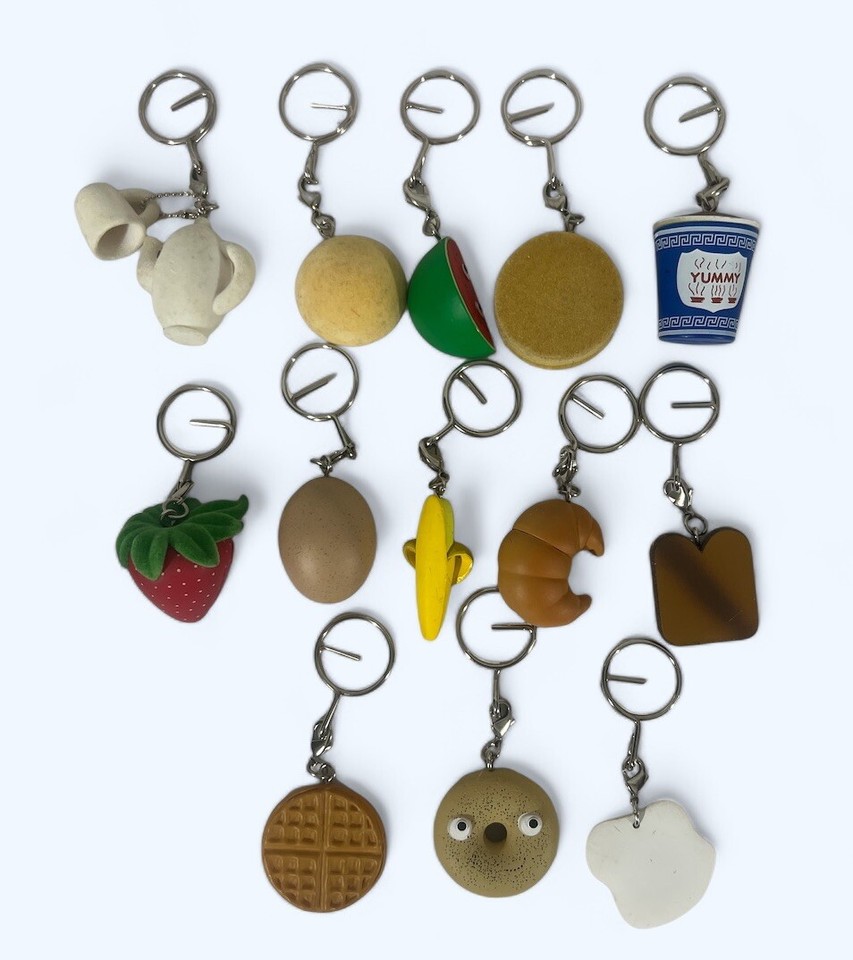 Kidrobot Yummy World Keychains Breakfast Lot of 13 with Burnt Toast | eBay