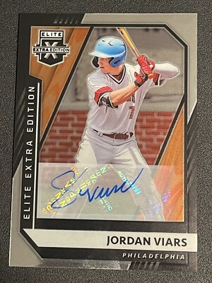 2021 Panini Elite Extra Edition Jordan Viars #/99 Auto Philadelphia ...
