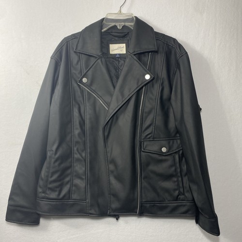 Universal Thread Woman’s Med Jacket Black Polyurethane Coating ...