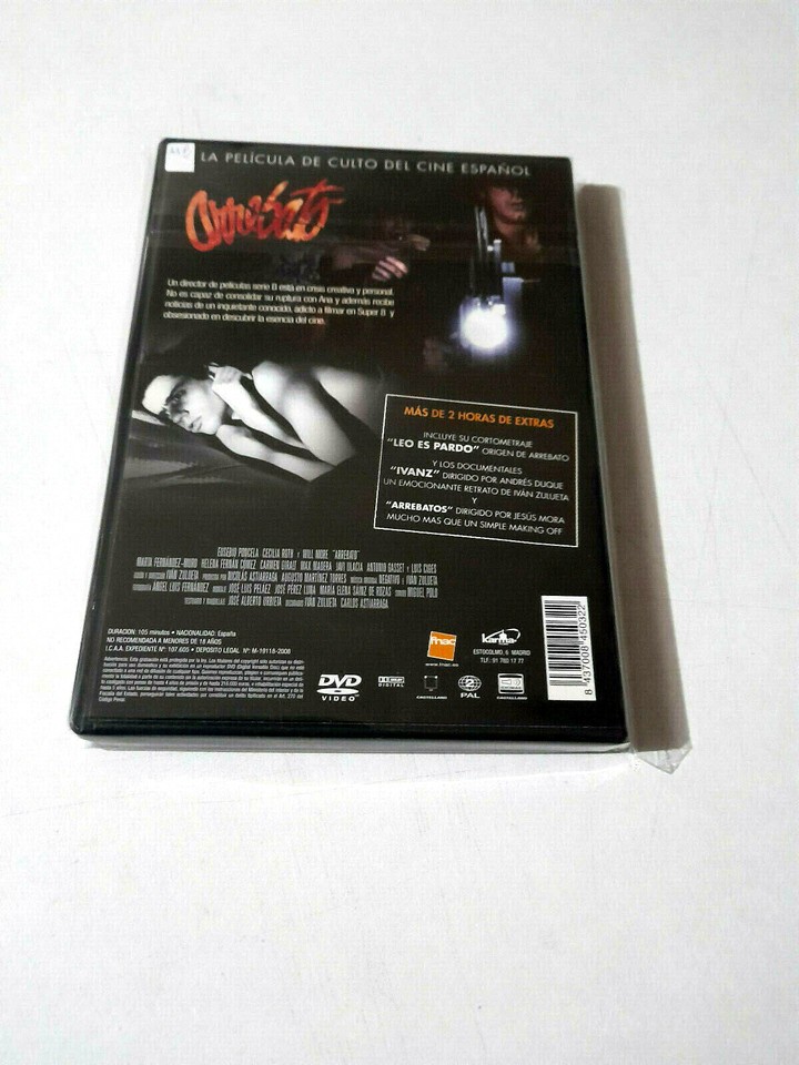 Dvd "Arrebato" 2Dvd Fnac Ivan Zulueta Ivanz Arrebatos Edition ...