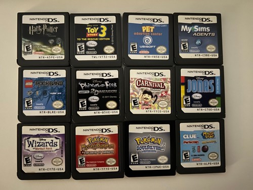 Nintendo DS Games and Y2K-esque Nintendo DS Game Case (2 Pokemon Game ...