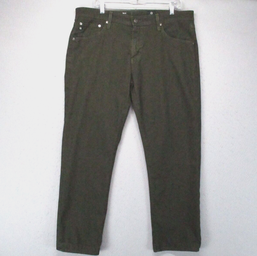 Adriano Goldschmied Pants Mens 36 Green AG The Tellis Modern Slim ...