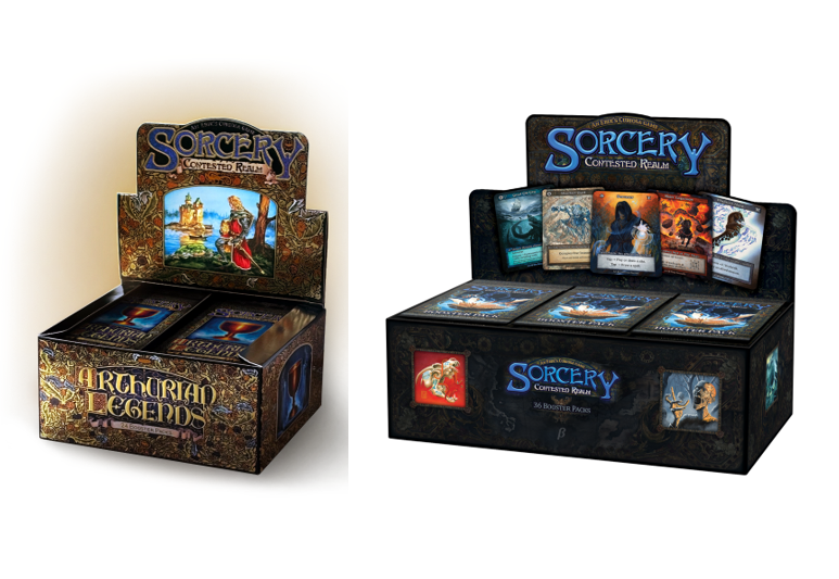 Sorcery TCG Contested Realm - 1x Box Arthurian Legends + 1x Box Beta ...