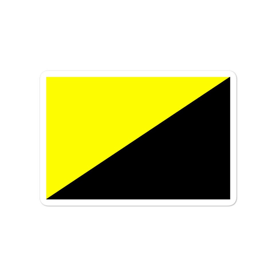Anarcho Capitalist Ancap Voluntaryist Flag Sticker | eBay