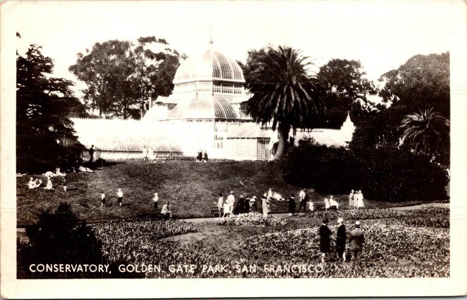 Golden Gate Conservatory San Francisco California Vintage Real Photo ...