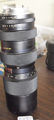 Soligor Macro Zoom Camera Lens 1:3.8 85-205mm Japan with Tiffen Filter ...