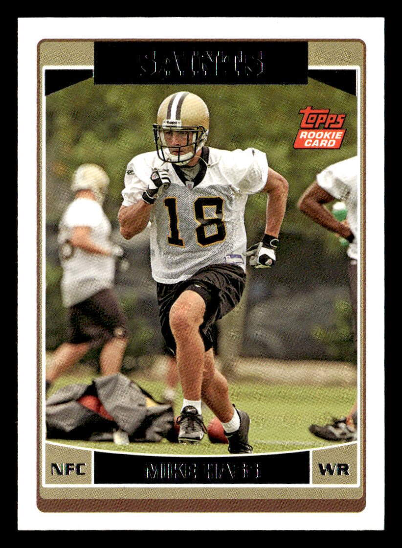 Mike Hass 2006 Topps Rookie Card #313 New Orleans Saints | eBay
