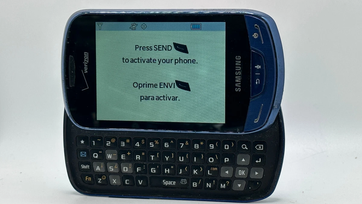 Blue Samsung Slide Phones