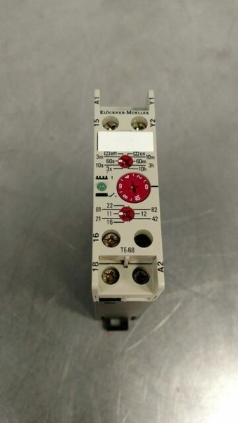 Klockner Moeller Te-68 Time-delay Relay TE68 for sale online | eBay