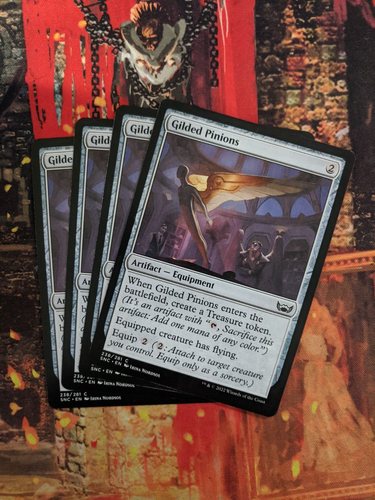 MTG Card : (4x) Gilded Pinions (Streets Of New Capenna) | eBay