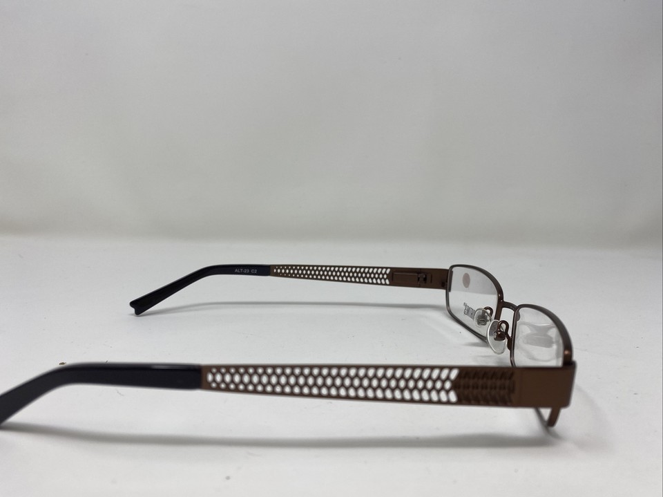 Alternatives Eyeglasses Frames ALT-23 C2 50-18-135 Brown Full Rim SY18 ...
