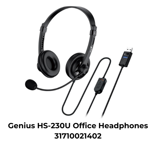 Genius HS-230U Office Headphones 31710021402 | eBay