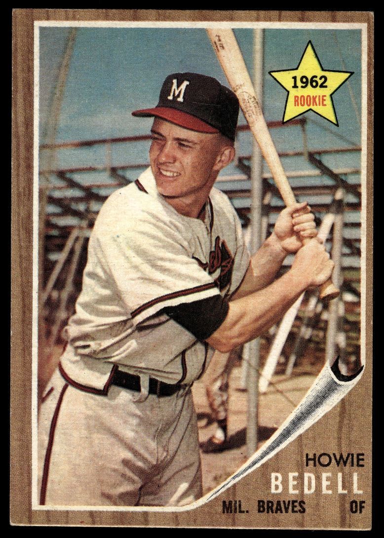 1962 Topps #76 Howie Bedell Milwaukee Braves | eBay