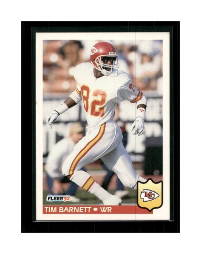 1992 Fleer #170 Tim Barnett Kansas City Chiefs football | eBay