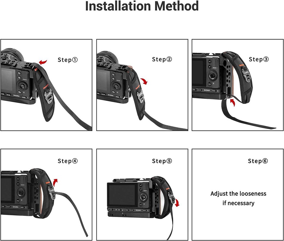 SmallRig Universal Camera Strap Adjustable Hand Wrist Strap for Sony ...