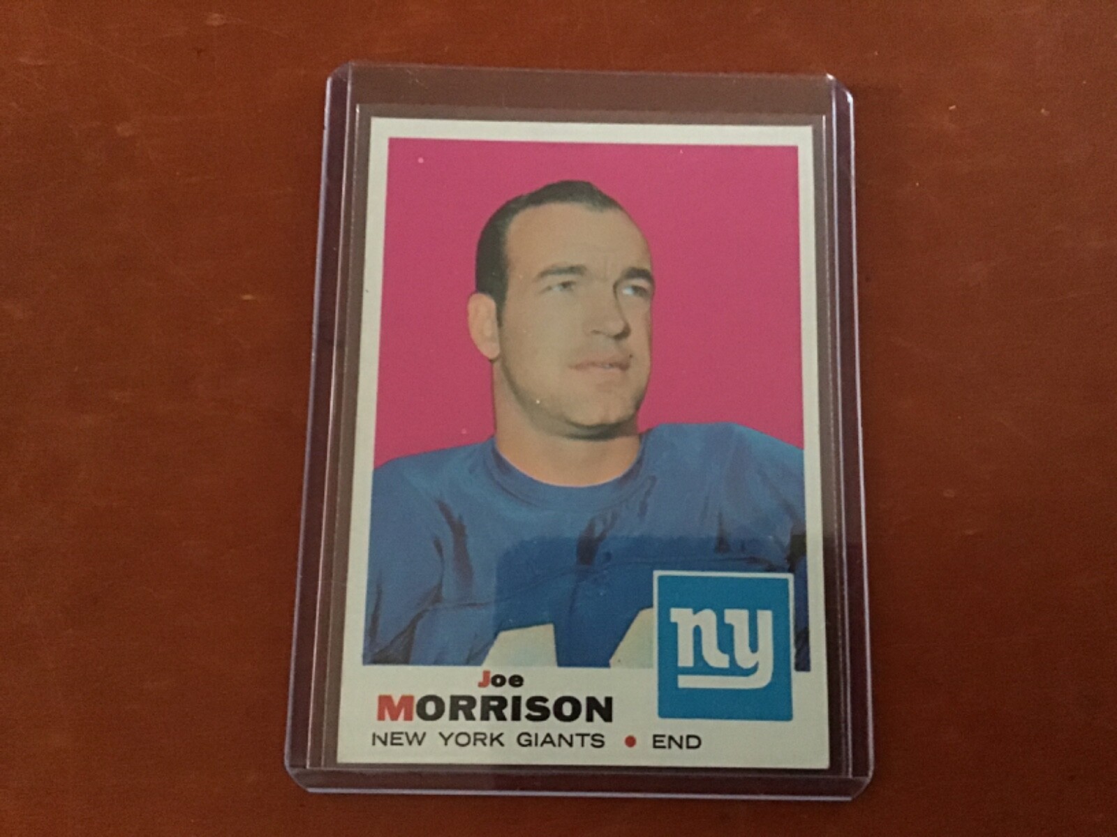 1969 Topps Football Joe Morrison New York Giants Card #175 | eBay