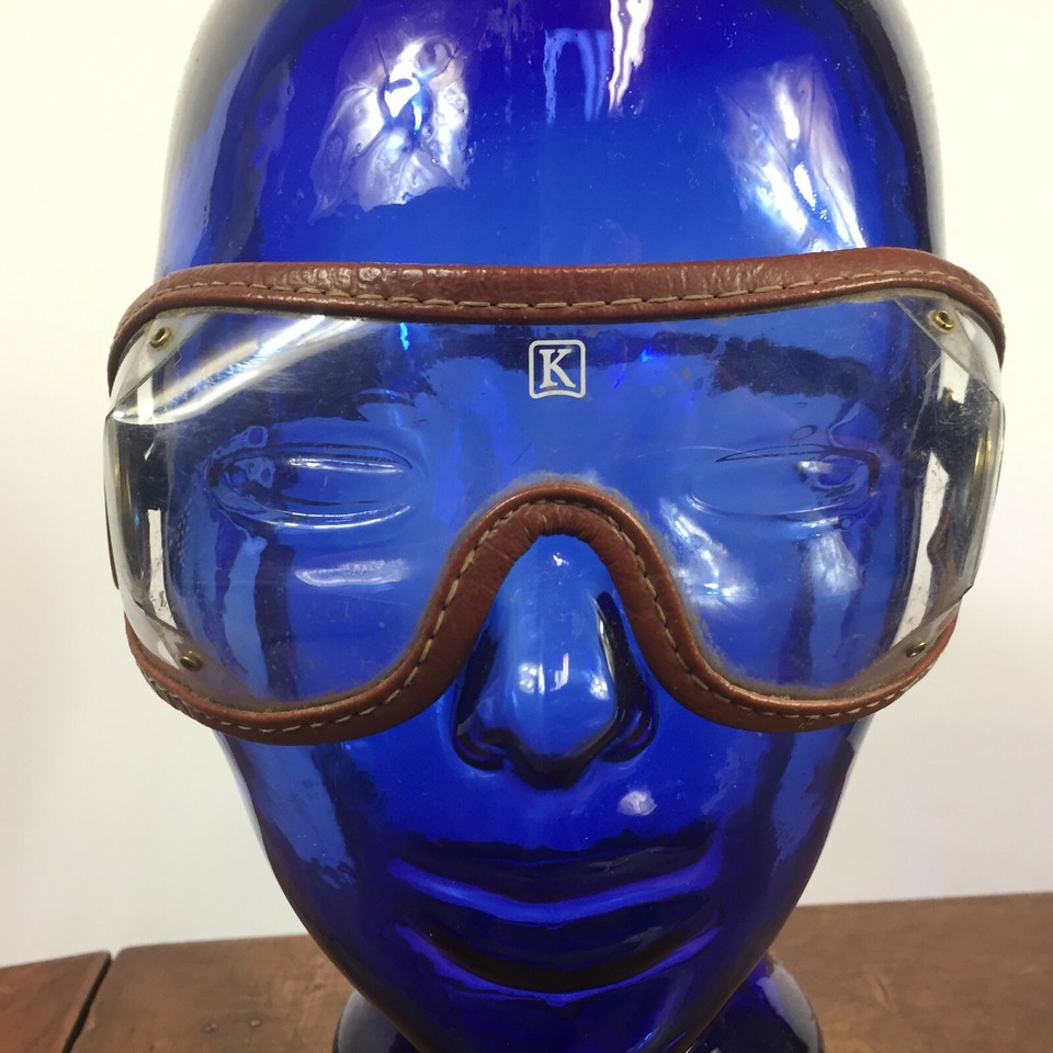 Vintage Aviation Car Automobile Motorcycle Racing Glasses Goggles ...