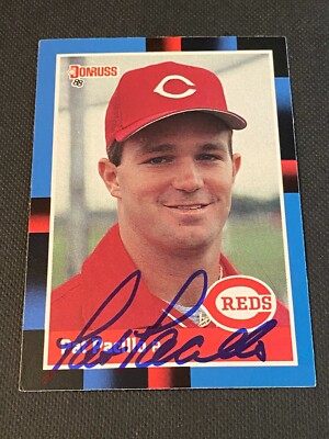 Pat Pacillo Signed 1988 Donruss Card Auto Cincinnati Reds Autograph ...
