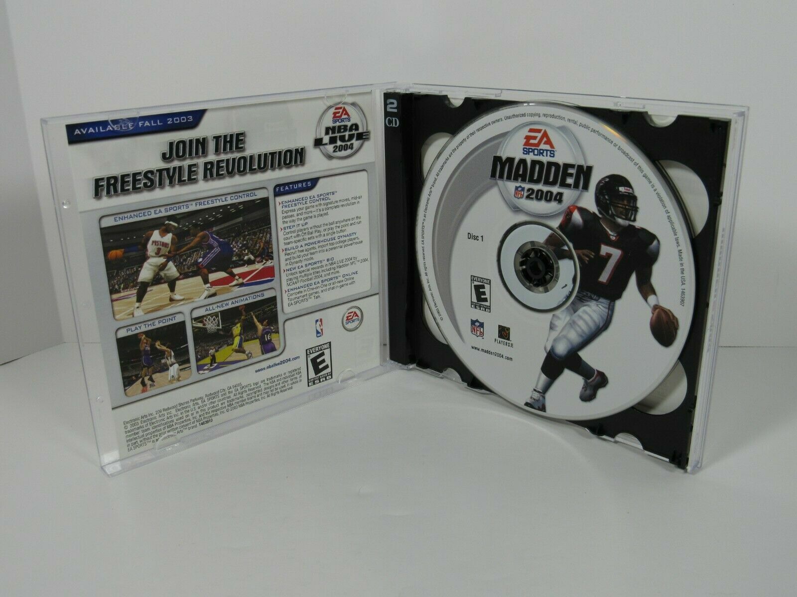 Madden 2004 PC Video Game 2 CD Set EA Sports NFL Michael Vick Cover (B3 ...