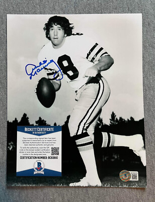 NEW ORLEANS SAINTS- ARCHIE MANNING AUTOGRAPH 8x10 ACTION PHOTO BECKETT ...