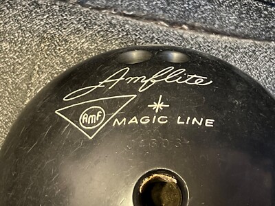 RARE 10 lb 11 oz Weight ~ Vintage AMF Amflite Magic Line Bowling Ball ...