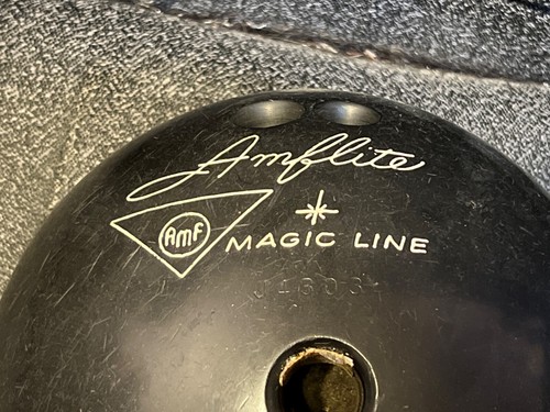 RARE 10 lb 11 oz Weight ~ Vintage AMF Amflite Magic Line Bowling Ball ...