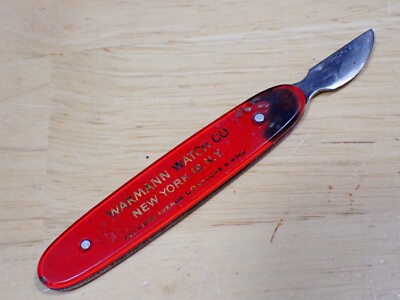 Vintage Wakmann Watchmakers Single Blade Case Opener Isoplex Swiss Made ...