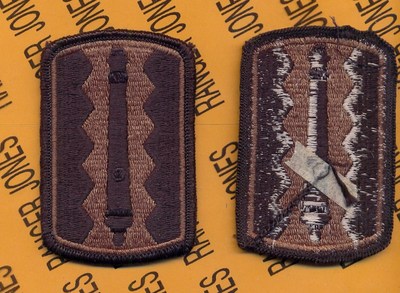 US ARMY 54th FA Field Artillery Fires Brigade OD Green & Black uniform ...