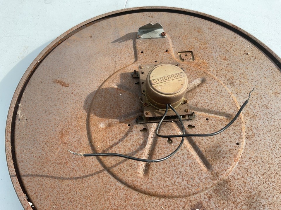 VINTAGE SIMPLEX MILITARY,ARMY CLOCK 16” BEVELED GLASS,ANTIQUE | eBay
