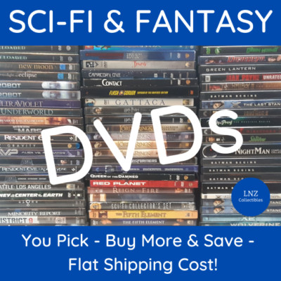 Science Fiction & Fantasy DVDs Sci-Fi Anime Action Movies **You Pick ...