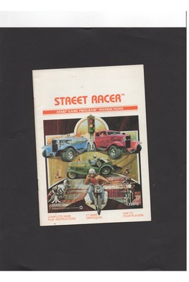 Street Racer Atari 2600 MANUAL ONLY Original Authentic Insert | eBay