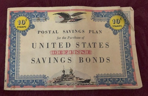 10 Cent Stamps in a Postal Savings Plan Booklet, for the Purchase of US ...